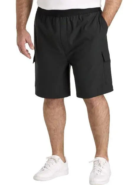SOCIETY OF ONE BY DXL Big & Tall Cargo Commuter Shorts - Caviar