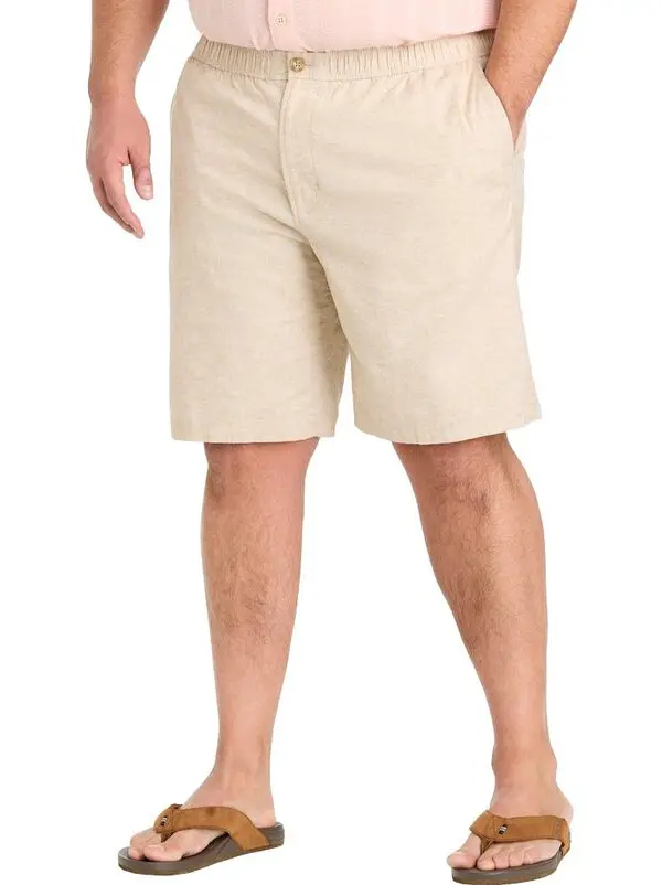 Tommy Bahama Big & Tall Riviera Short Shorts - Natural