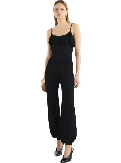 DODIEE Willow Rib Pants - Black