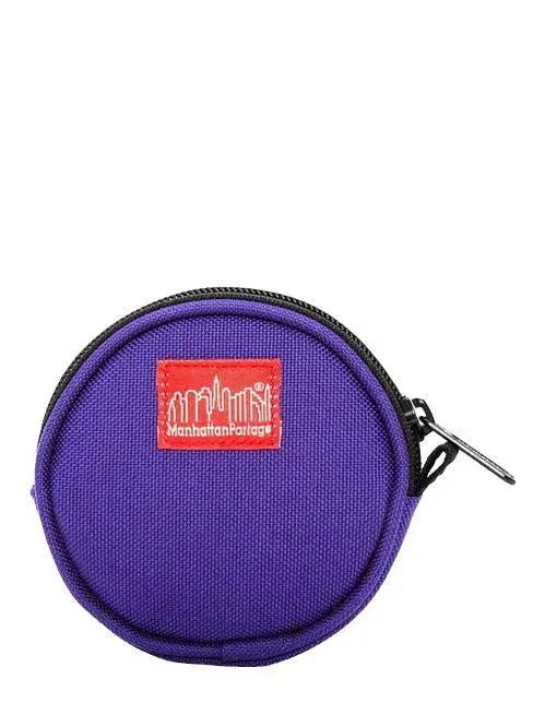 MANHATTAN PORTAGE Ellington Circle Coin Purse - Purple