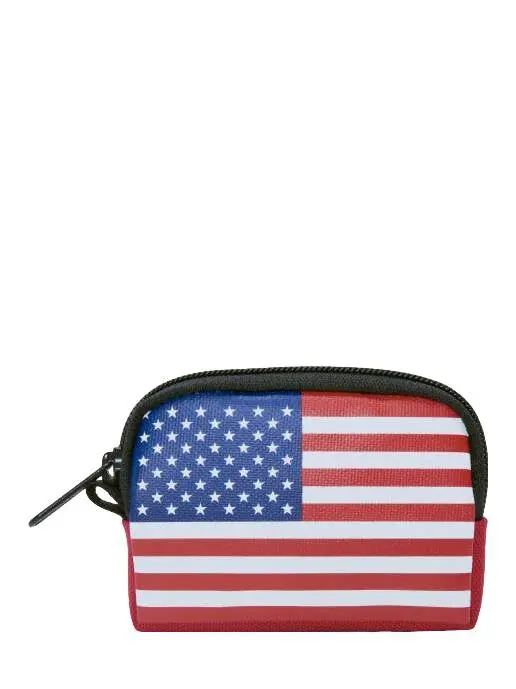 MANHATTAN PORTAGE Stars And Stripes Coin Purse - Red