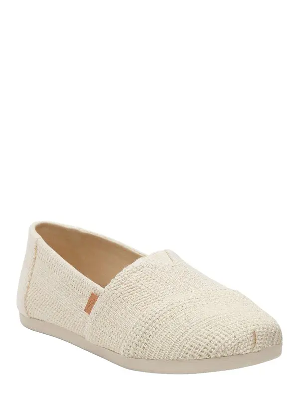 Toms Alpargata Slip-on Flat - Natural