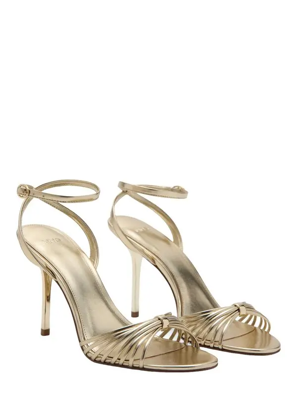 Mango Strappy Sandal - Gold