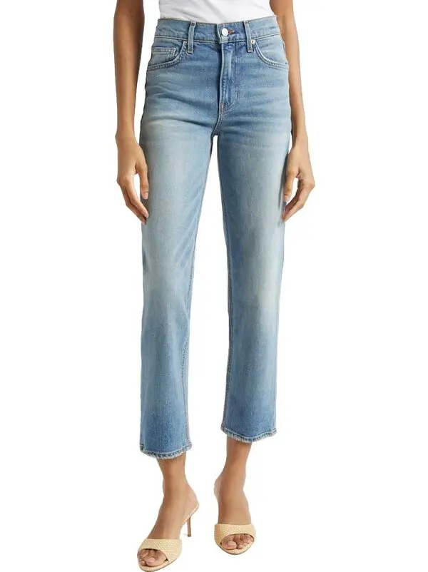 Veronica Beard Leah Straight Leg Jeans - Jaw Drop