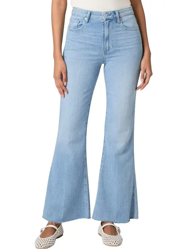 Paige Marlow High-rise Flare Jeans - Santorini Sky