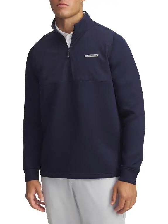 Under Armour Drive Pro Hybrid Half-zip Pullover - 410 Midnight Navy