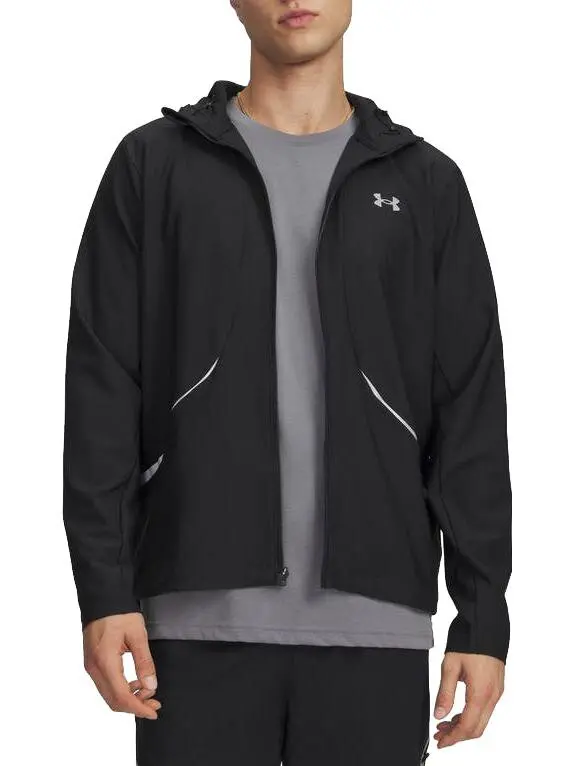 Under Armour Ua Unstoppable Woven Full Zip Hoodie - 002 Black