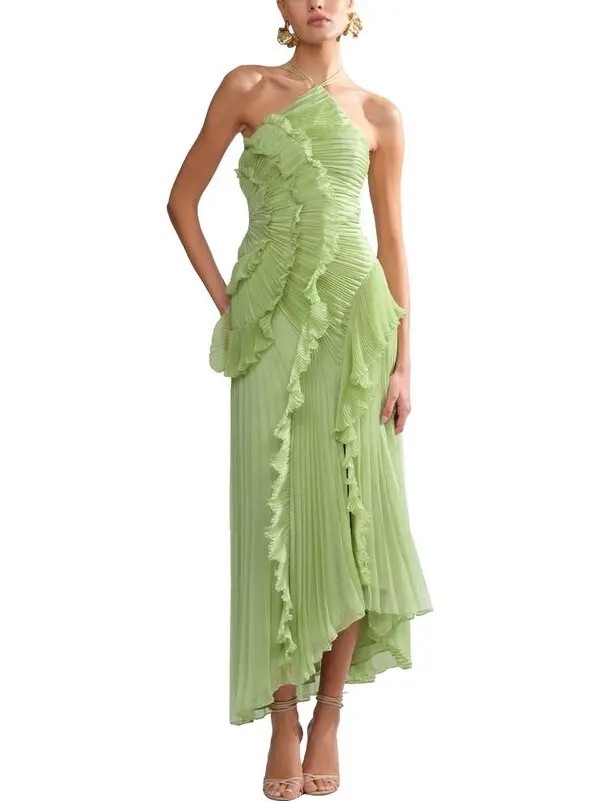 AMUR Lorelie Halter Gown - Stem