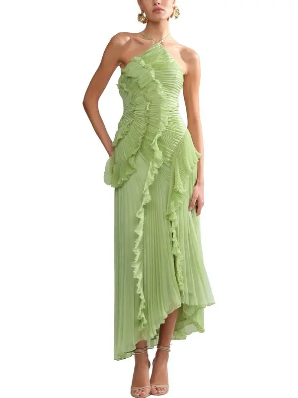 AMUR Lorelie Halter Gown - Stem