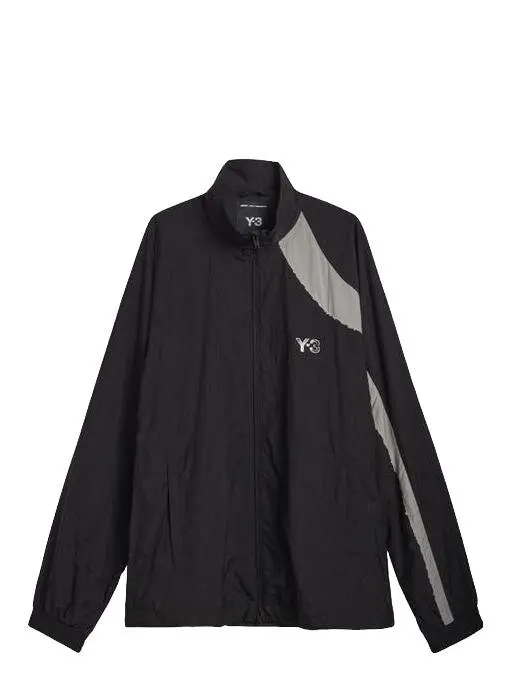 Y3 Yohji Graphic Nylon Track Jacket - Black