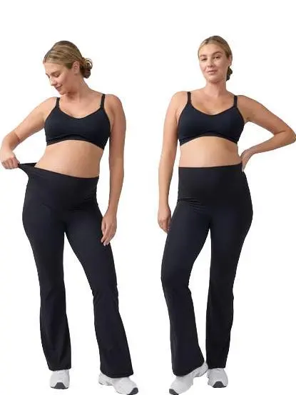 INGRID & ISABEL Flare/contour Active Legging Bundle - Black