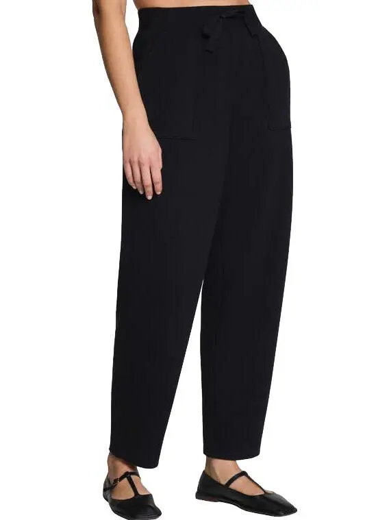Spanx Airessentials® French Rib Ankle Pants - Very Black