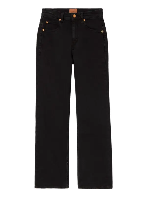JAMIE HALLER The Kenickie Straight-leg Jeans - Washed Black