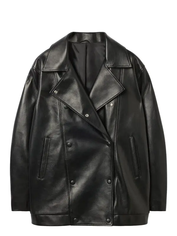 HOUSE OF DAGMAR Leather Jacket - Black