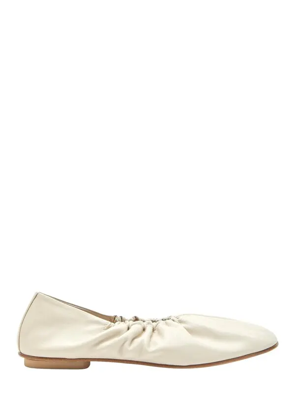 Le Monde Beryl Mica Flats - Ecru