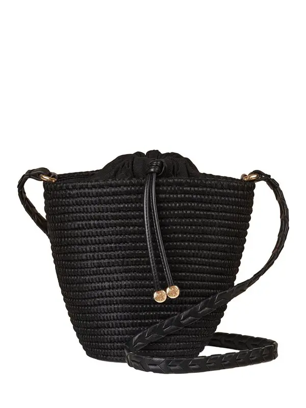 CESTA COLLECTIVE Mini Fan Crossbody Bag - Black