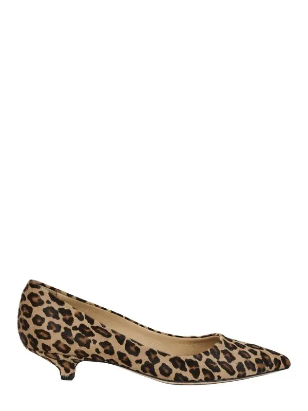 JAMIE HALLER Print Point Heels - Leopard