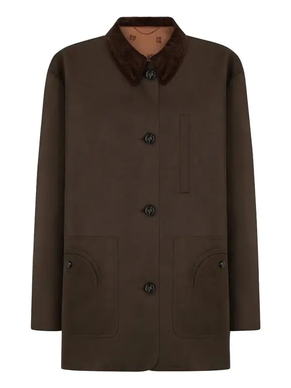 BLAZÉ MILANO Clelia Barn Jacket - Cocoa