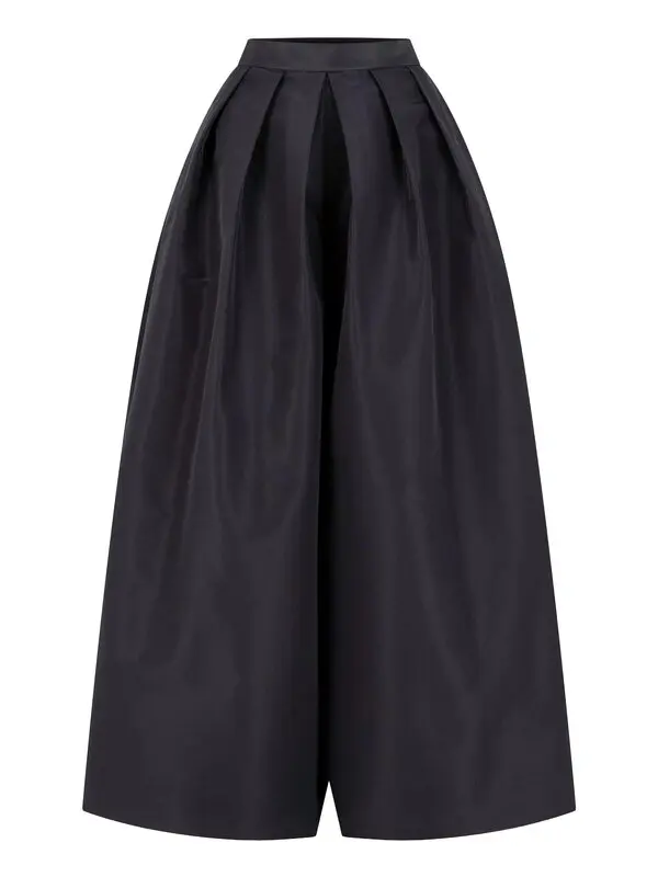 HEIRLOME Martina Wide-leg Trousers - Black