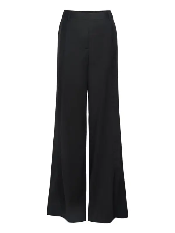 TWP Bond St. Wide Leg Pants - Black