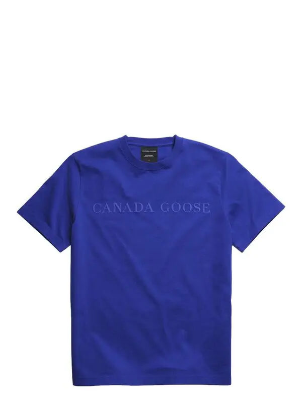 Canada Goose Vantage T-shirt Embroidered - Azurite Blue
