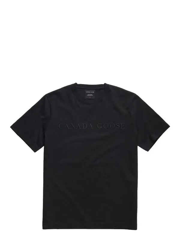 Canada Goose Vantage Embroidered T-shirt - Black