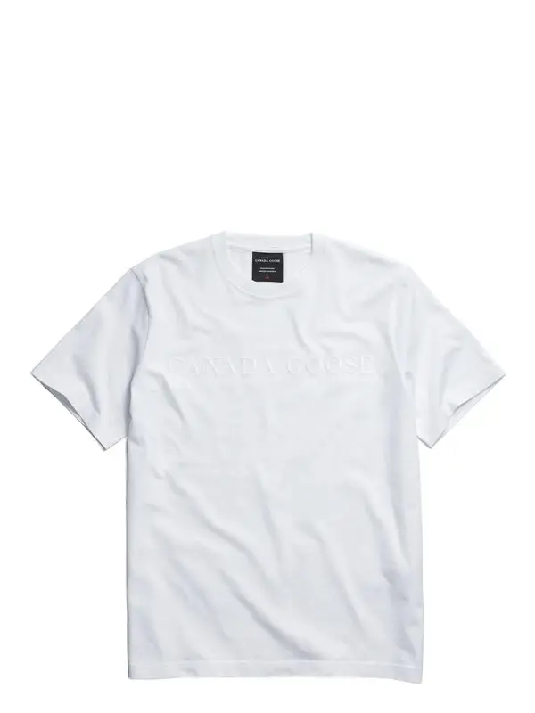 Canada Goose Vantage Embroidered T-shirt - Optic White