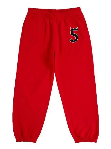 Supreme Devil Logo Sweatpant - Red