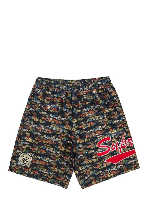 Supreme Floral Jacquard Short - Navy Blue