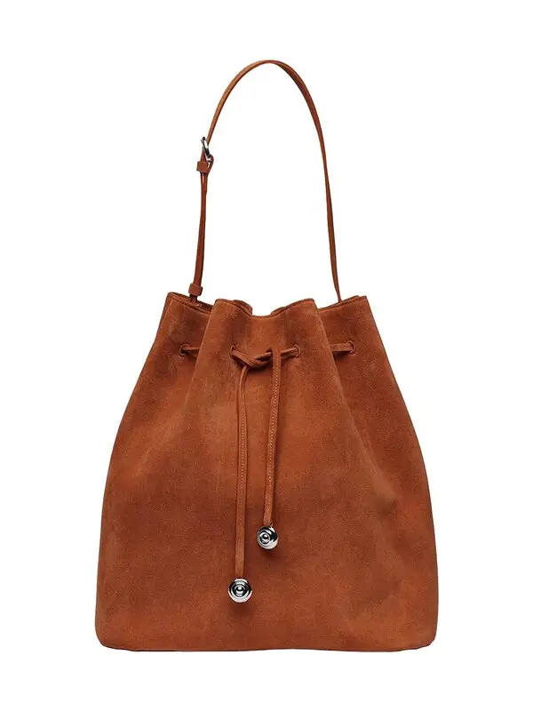 LIFFNER Bag Charm Bucket - Brown