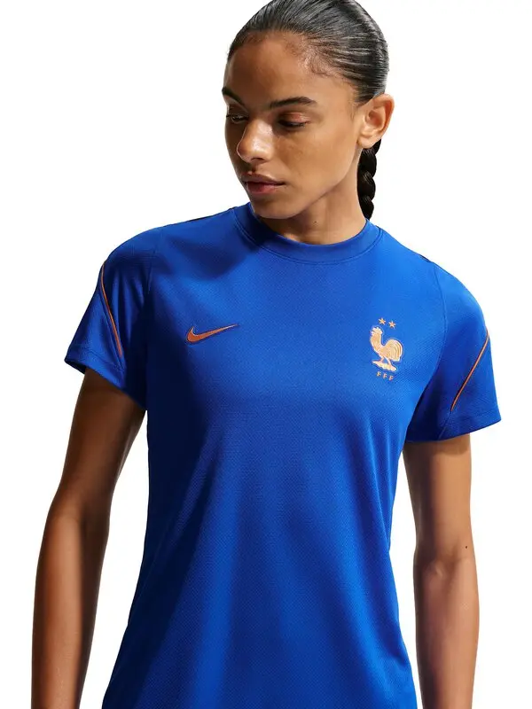 Nike Fff Strike Soccer Dri-fit Short-sleeve Top - Blue