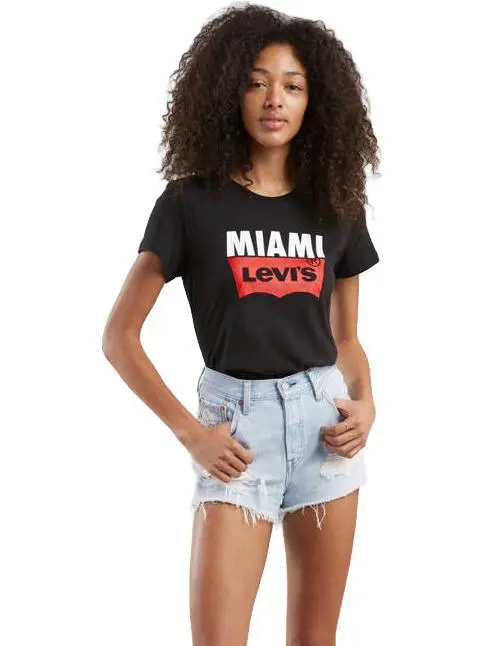 LEVI'S Logo Miami T-shirt - Black