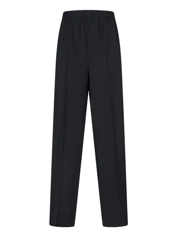 Victoria Beckham Tailored Wool Pants - Black