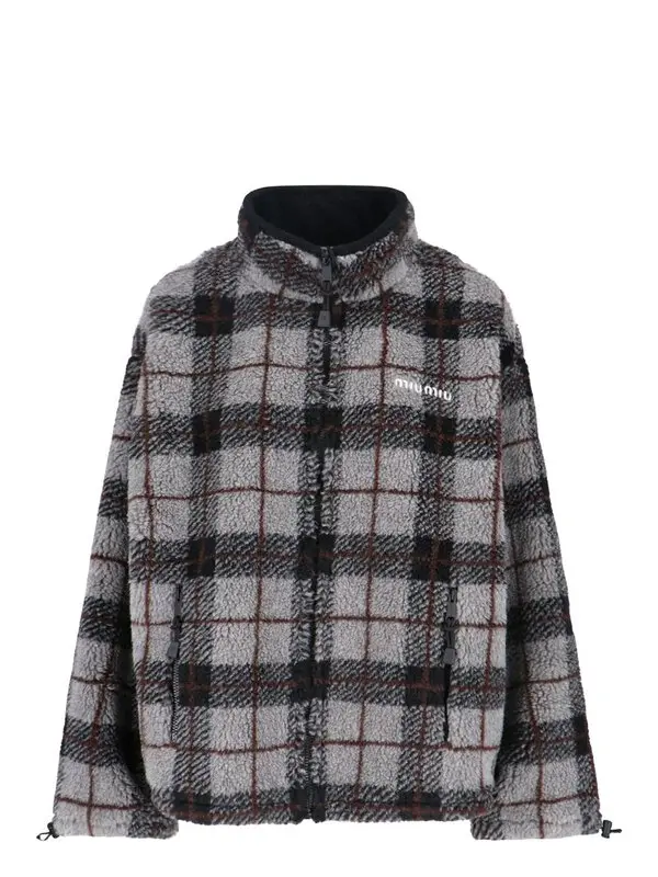 Miu Miu Teddy Jacket - Gray