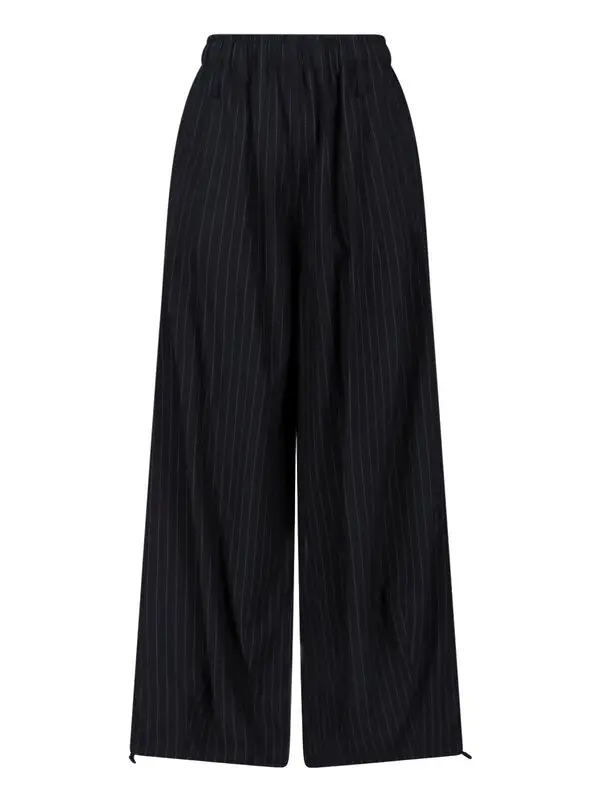 THE FRANKIE SHOP Wide Leg "oakdale" Pants - Black