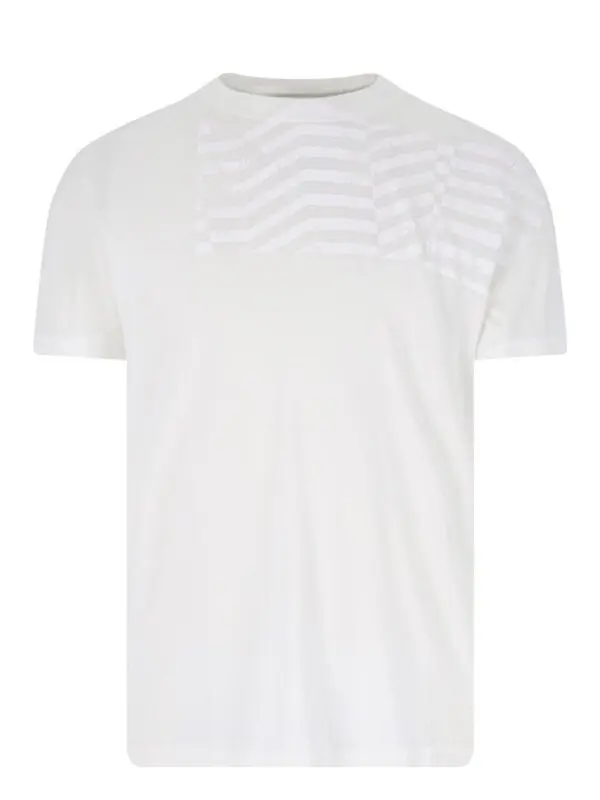 GOLDEN GOOSE T-shirt "flag - White