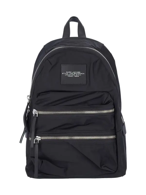 Marc Jacobs Large 'the Biker' Backpack - Black