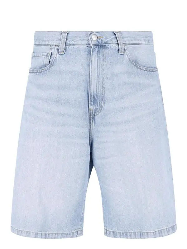 Carhartt Work In Progress Landon Denim Shorts - Light Blue