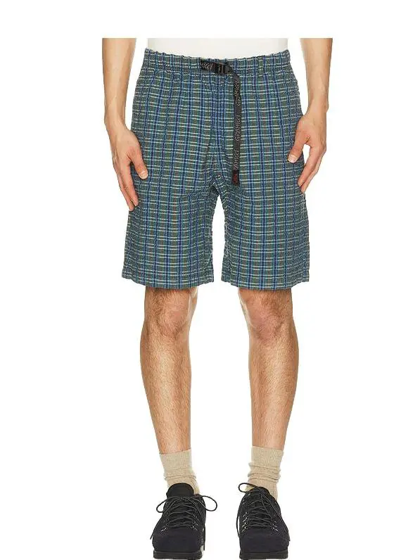 Gramicci O.g. G-short Seersucker Plaid - Multi Stripe