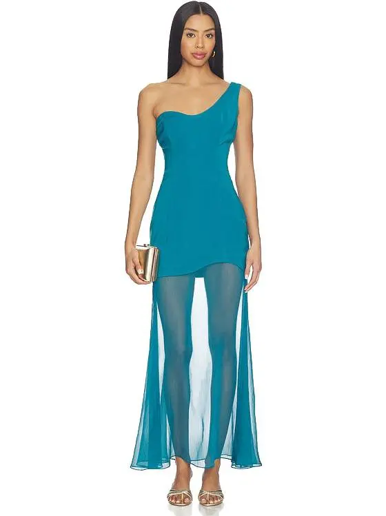 Line & Dot Nikoleta Dress - Teal