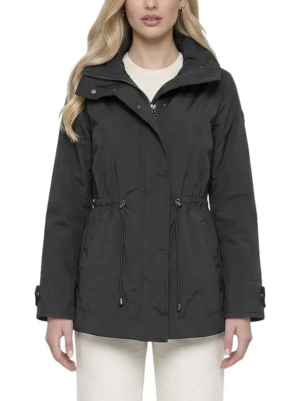 Gorski Lightweight Jacket With Concealed Hood - Black