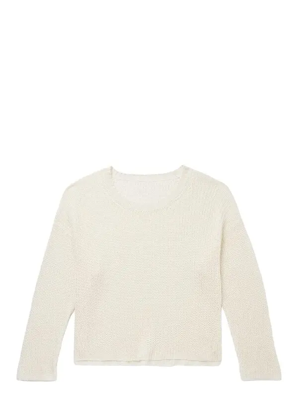 STOFFA Linen Sweater - Neutrals