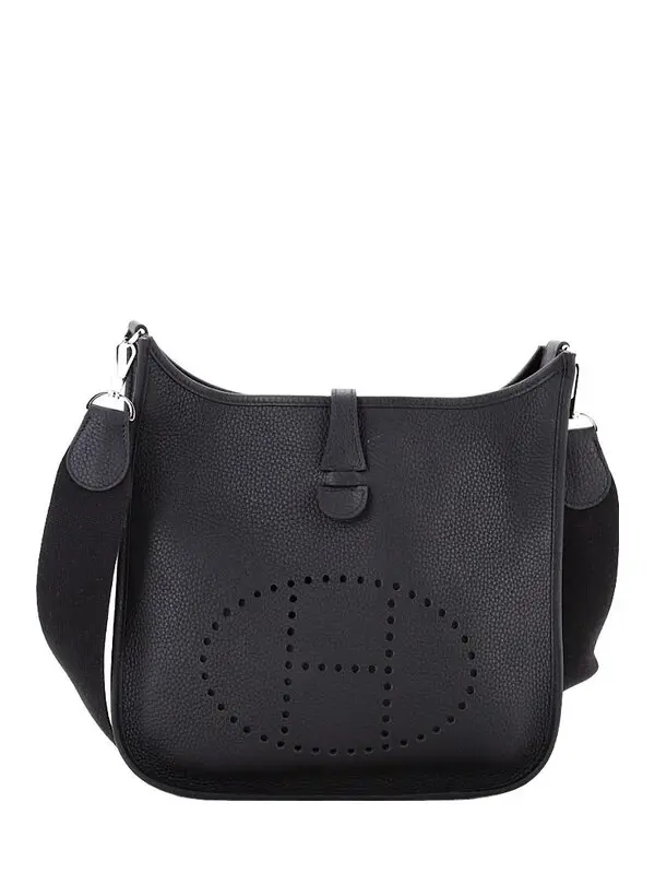 Hermès Pm Evelyne Bag Gen Iii Clemence - Black