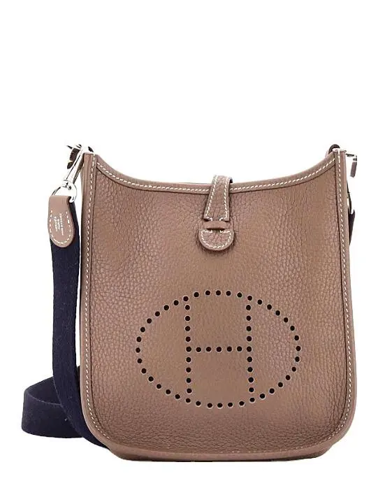 Hermès Tpm Evelyne Bag Gen Iii Clemence - Gray