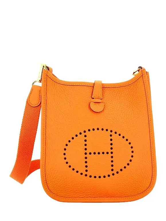 Hermès Tpm Evelyne Bag Gen Iii Clemence - Orange