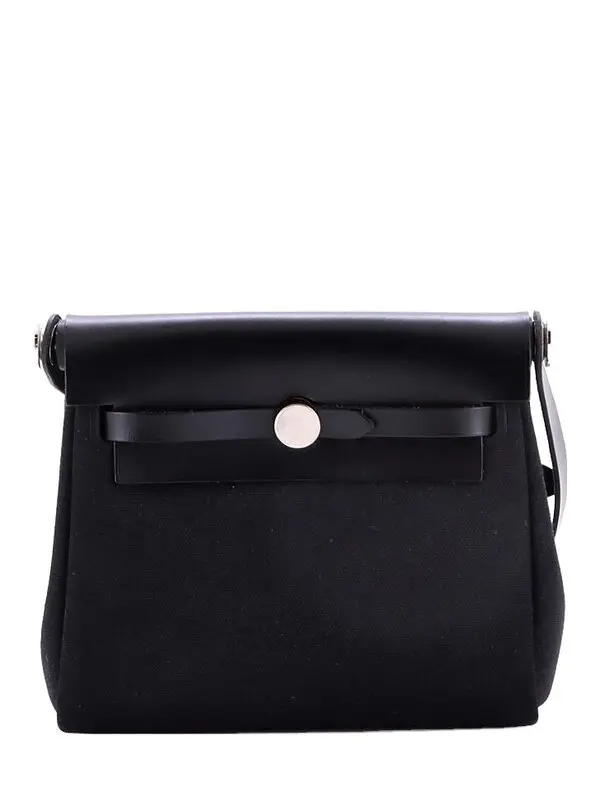 Hermès 20 Herbag Zip Bag - Black