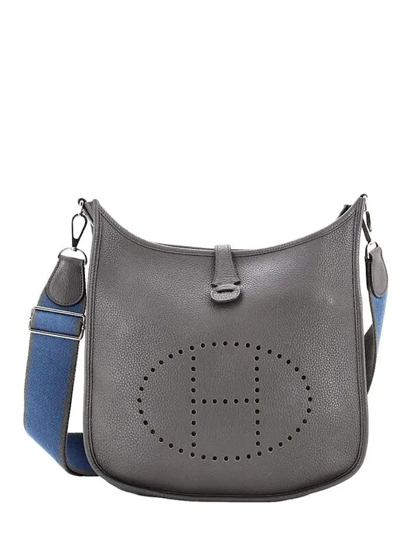 Hermès Pm Evelyne Bag Gen Iii Clemence - Gray