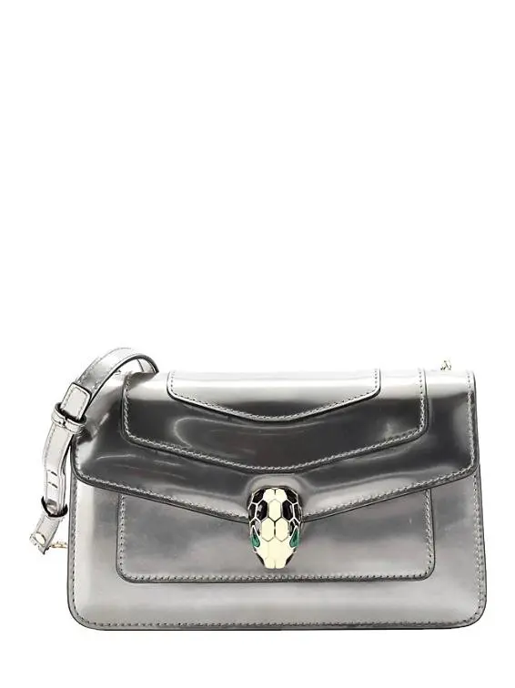 BVLGARI Small Serpenti Forever Shoulder Bag - Metallic