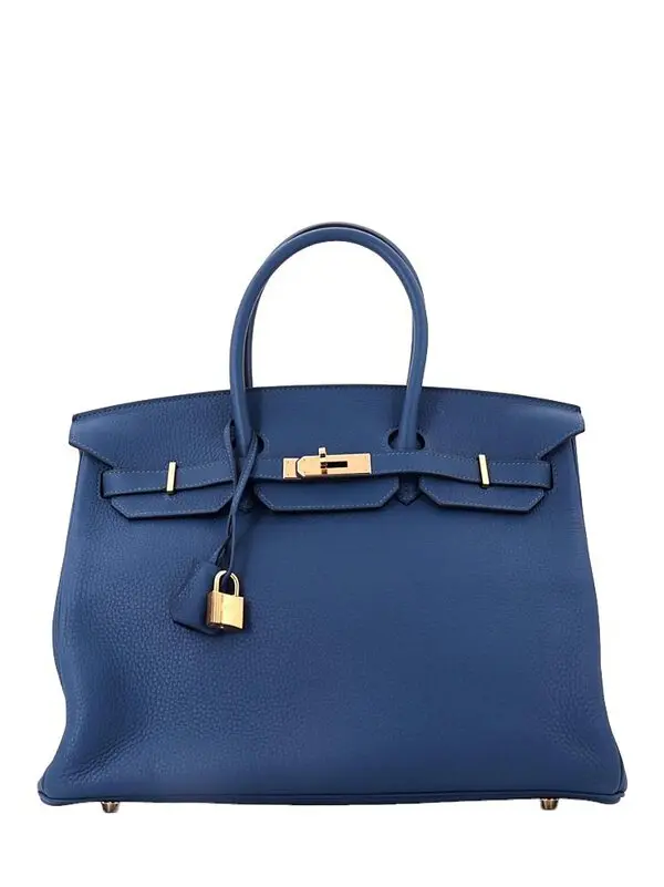 Hermès Birkin 35 Handbag - Deep Blue