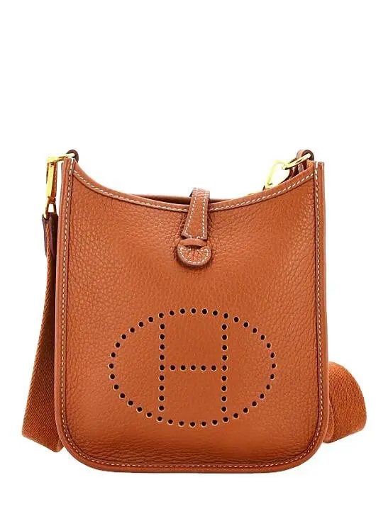 Hermès Tpm Evelyne Bag Gen Iii Clemence - Brown